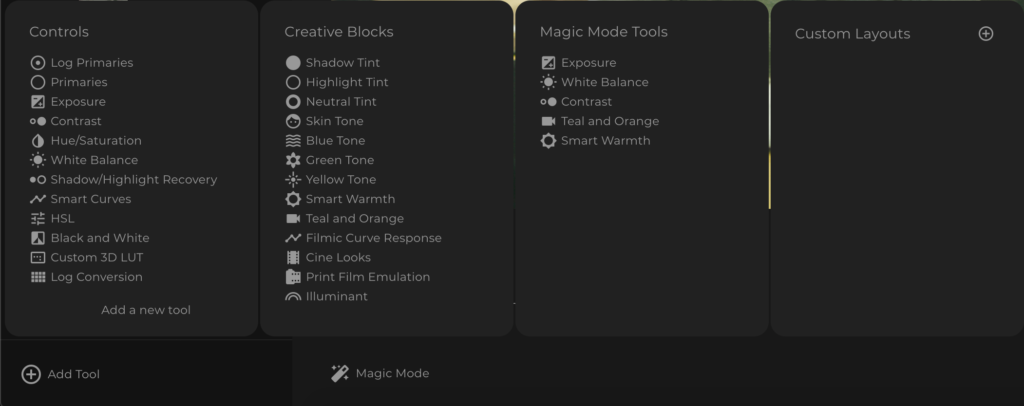 Using Tools tab - fylm.ai