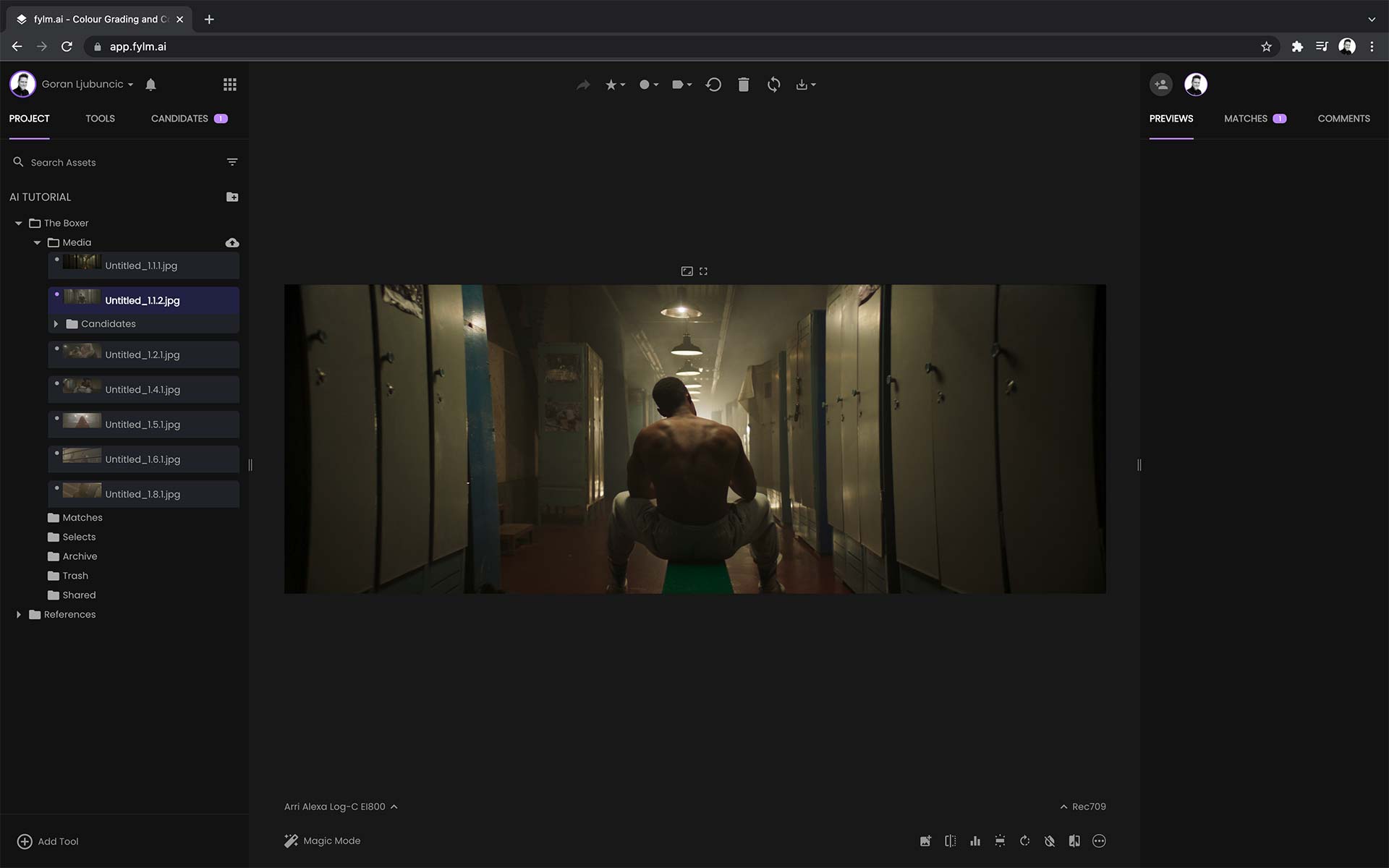 How to use the AI Colour Extract tool - fylm.ai