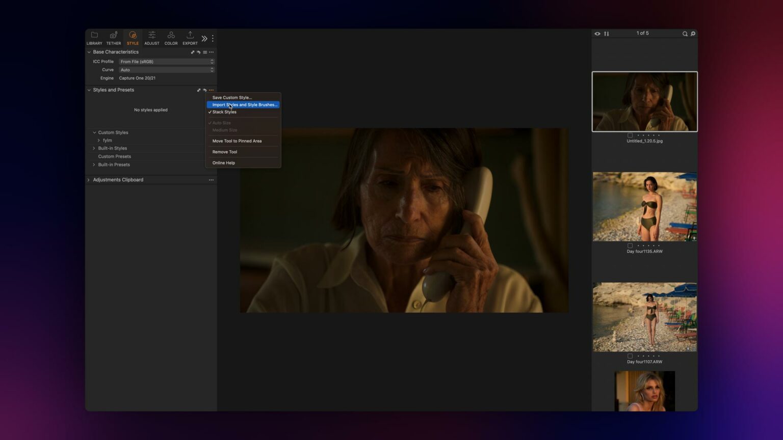 How to convert LUTs to ICC profiles for Capture One using fylm.ai - fylm.ai